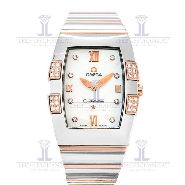 Omega Constellation Quadrella 1286.75.00 mit Brillanten